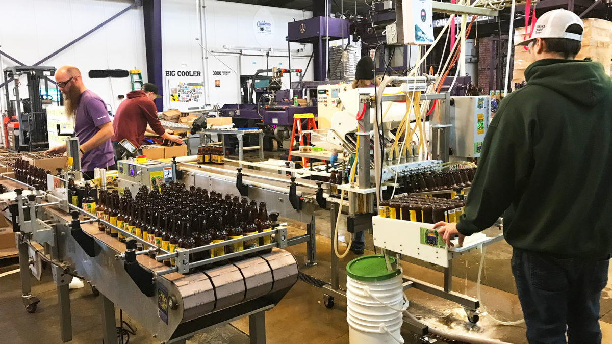 VIRTUAL BOTTLING LINE TOUR - Caldera Brewing Company