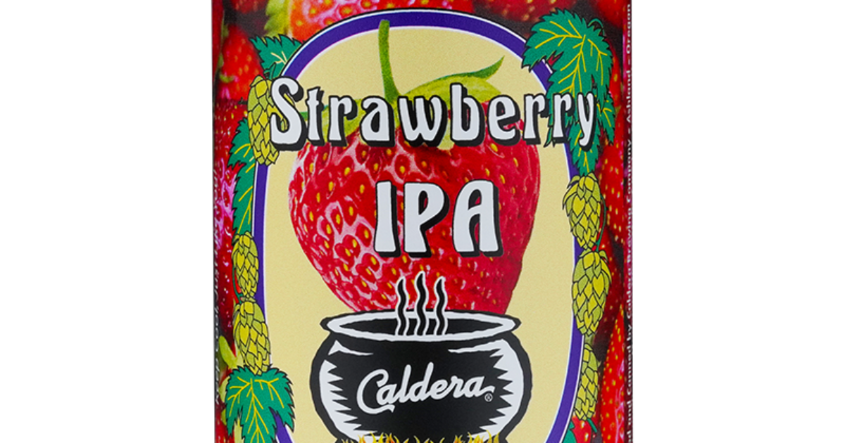 Strawberry IPA: JUNE - Caldera Brewing Company