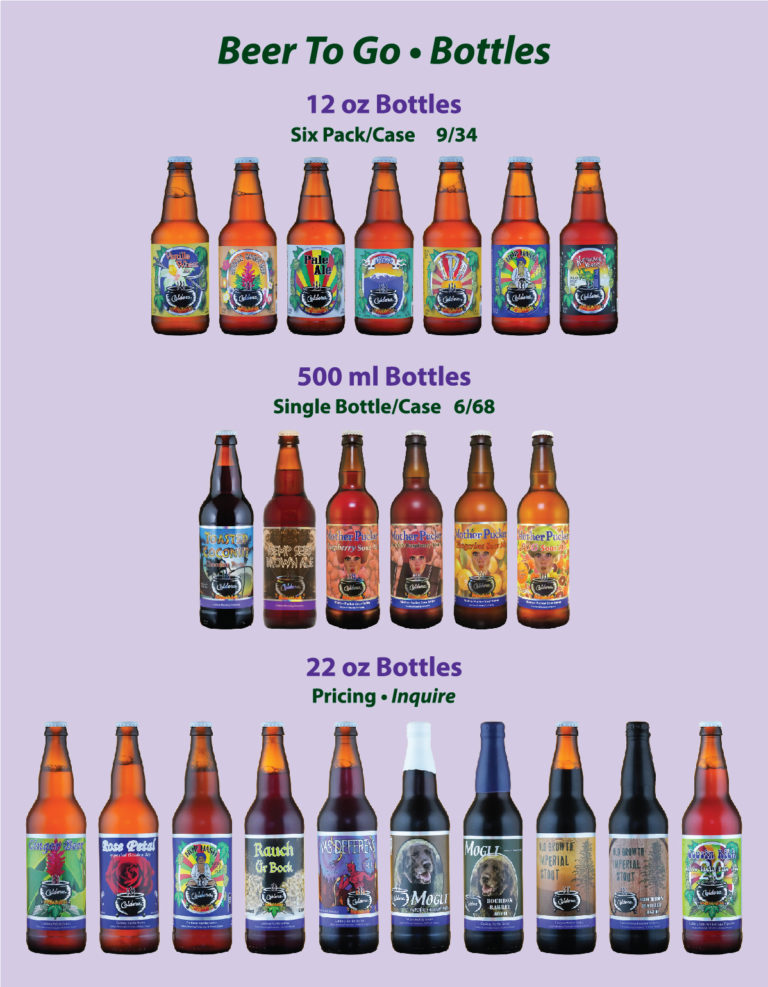 MENU - Caldera Brewing Company